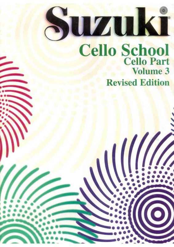 Suzuki Cello School Vol. 3 Cello Part – Dural Music Centre