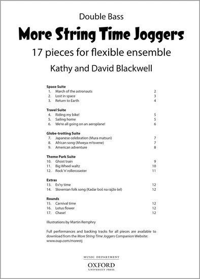 More String Time Joggers - Double Bass – Dural Music Centre